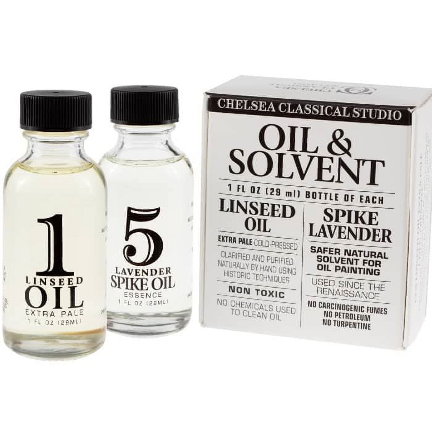 Chelsea Classical Studio Artist's Oil & Solvent Mini Sampler for ...