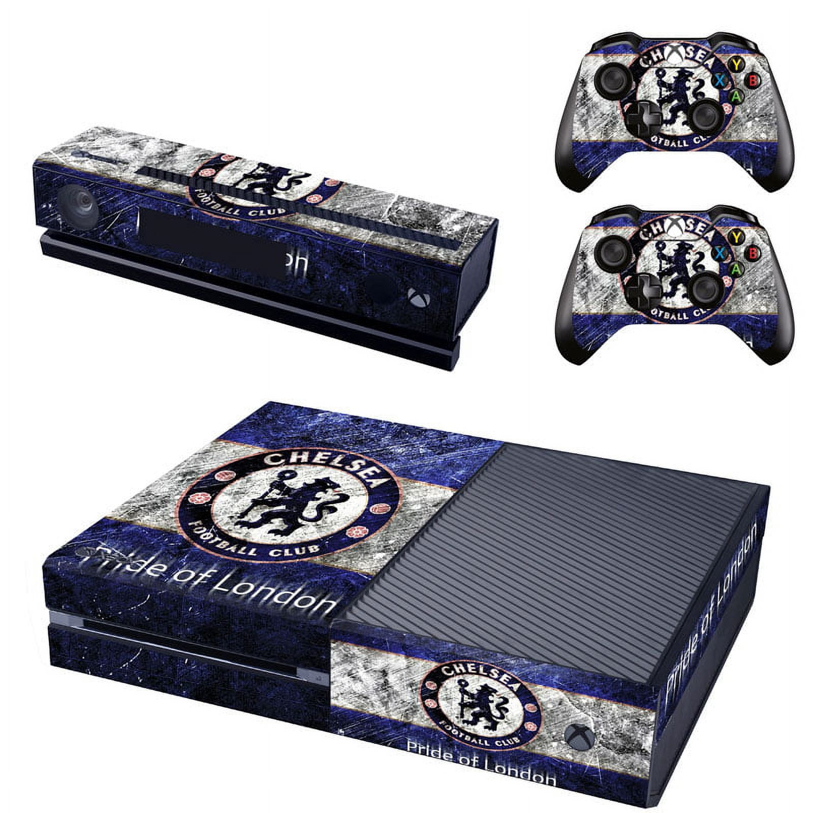 Chelsea Console SKIN 2 x Controller Stickers Decal for Xbox One ...