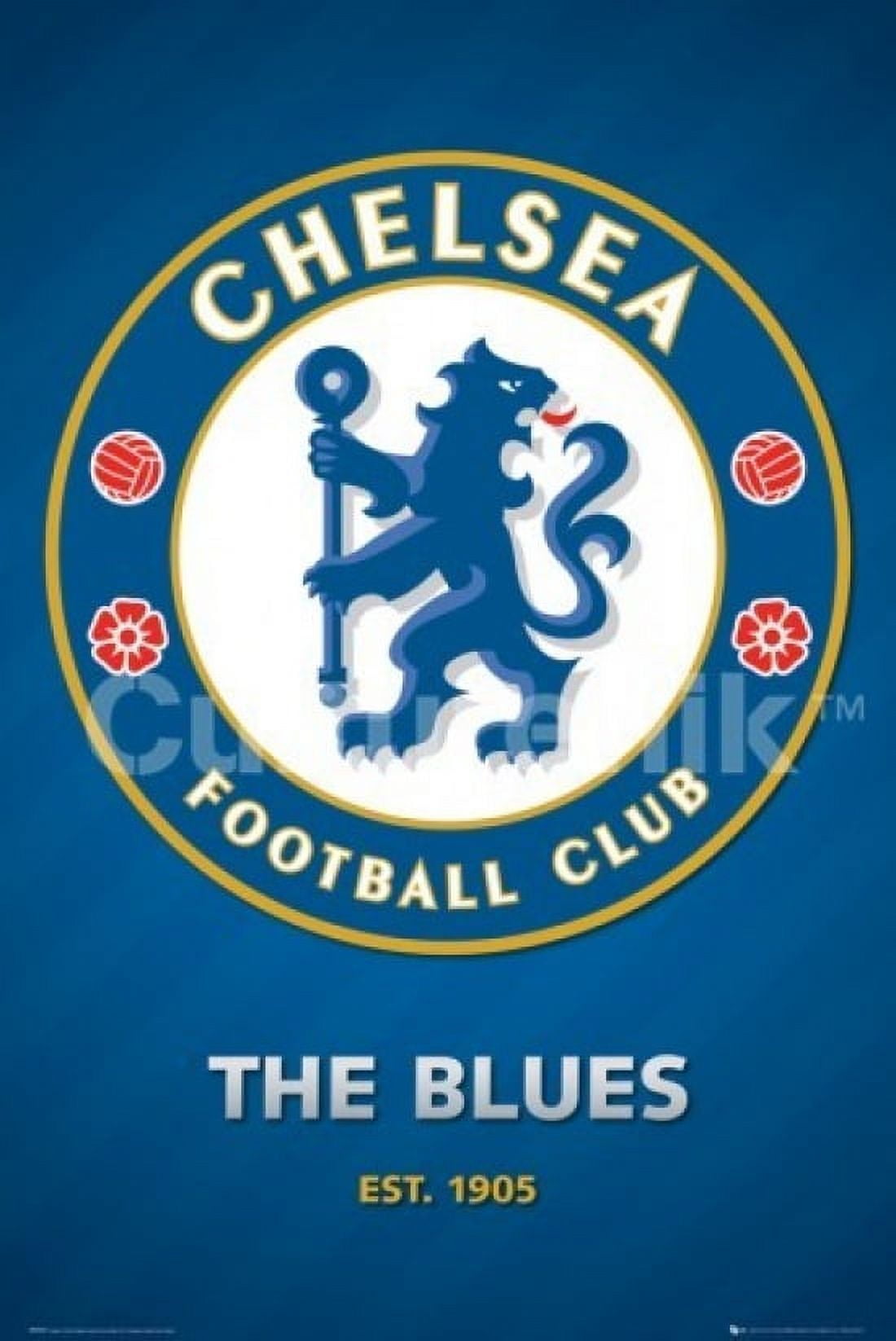 Chelsea FC Club Crest 2013 Poster (36 X 24) - Walmart.com