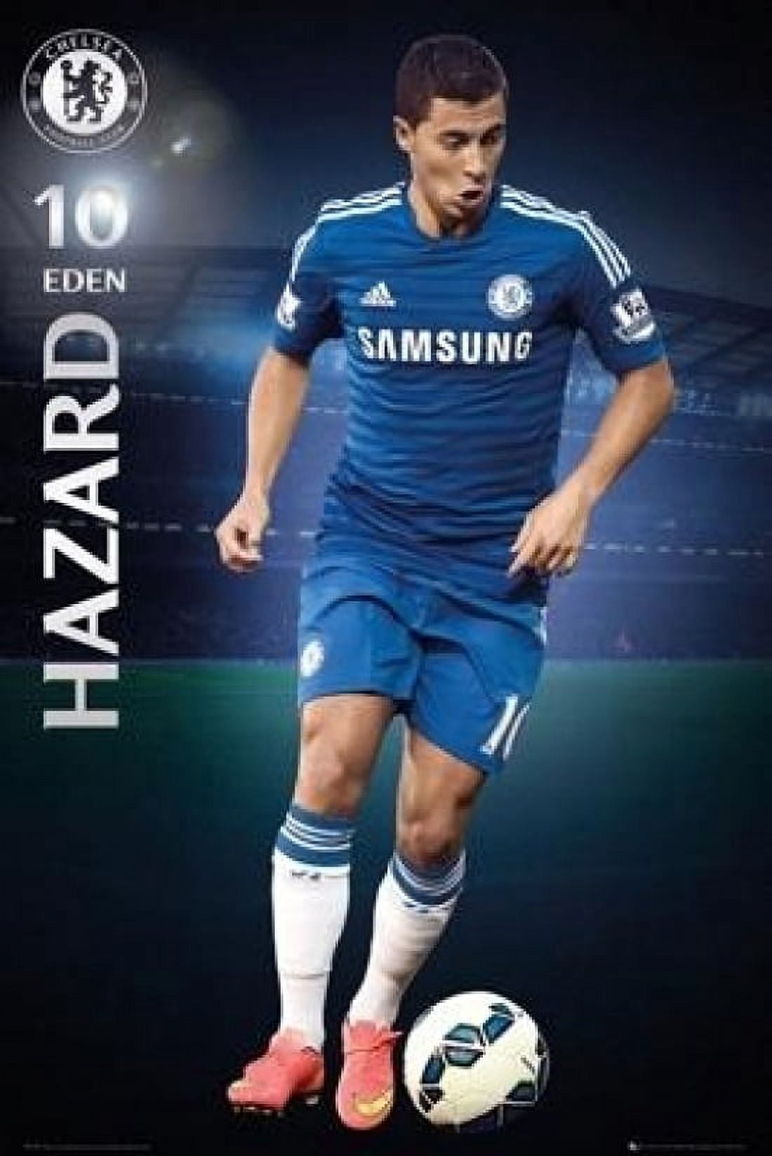 Chelsea FC Eden Hazard 2014-2015 Poster (24 x 36) - Walmart.com