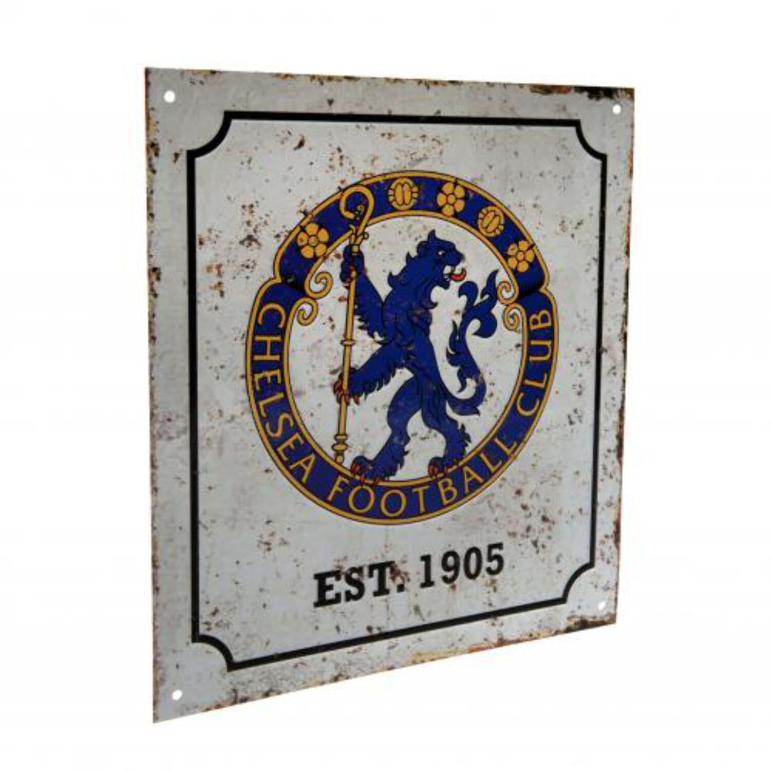 Chelsea FC Retro Metal Sign - Walmart.com