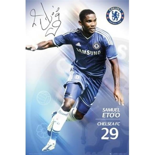 Chelsea FC Samuel Eto O Poster Print - 24 x 36 in. - Walmart.com