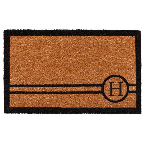 Chelsea Monogram Doormat (Letter H) - Walmart.com
