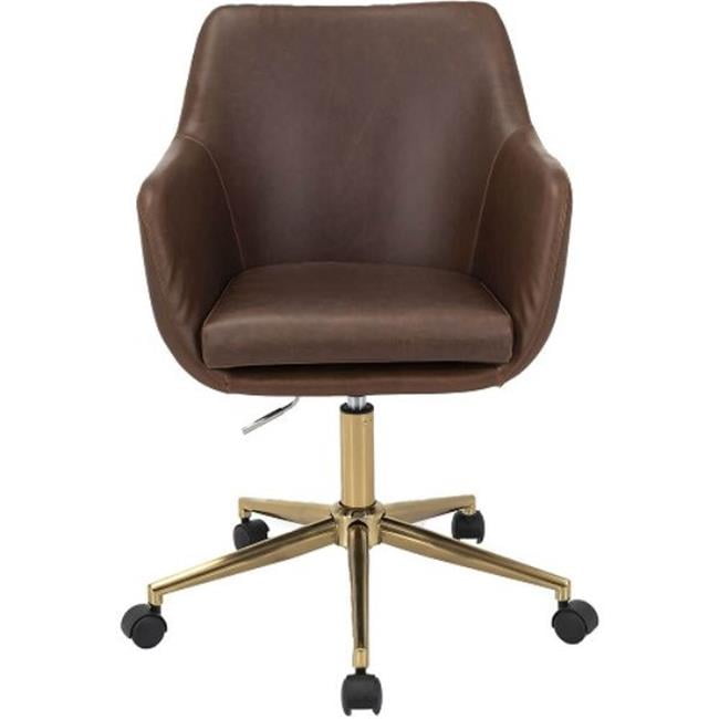 Chelsea Tufted Office Chair with Adjustable Gas Lift Seating & Wheels ...