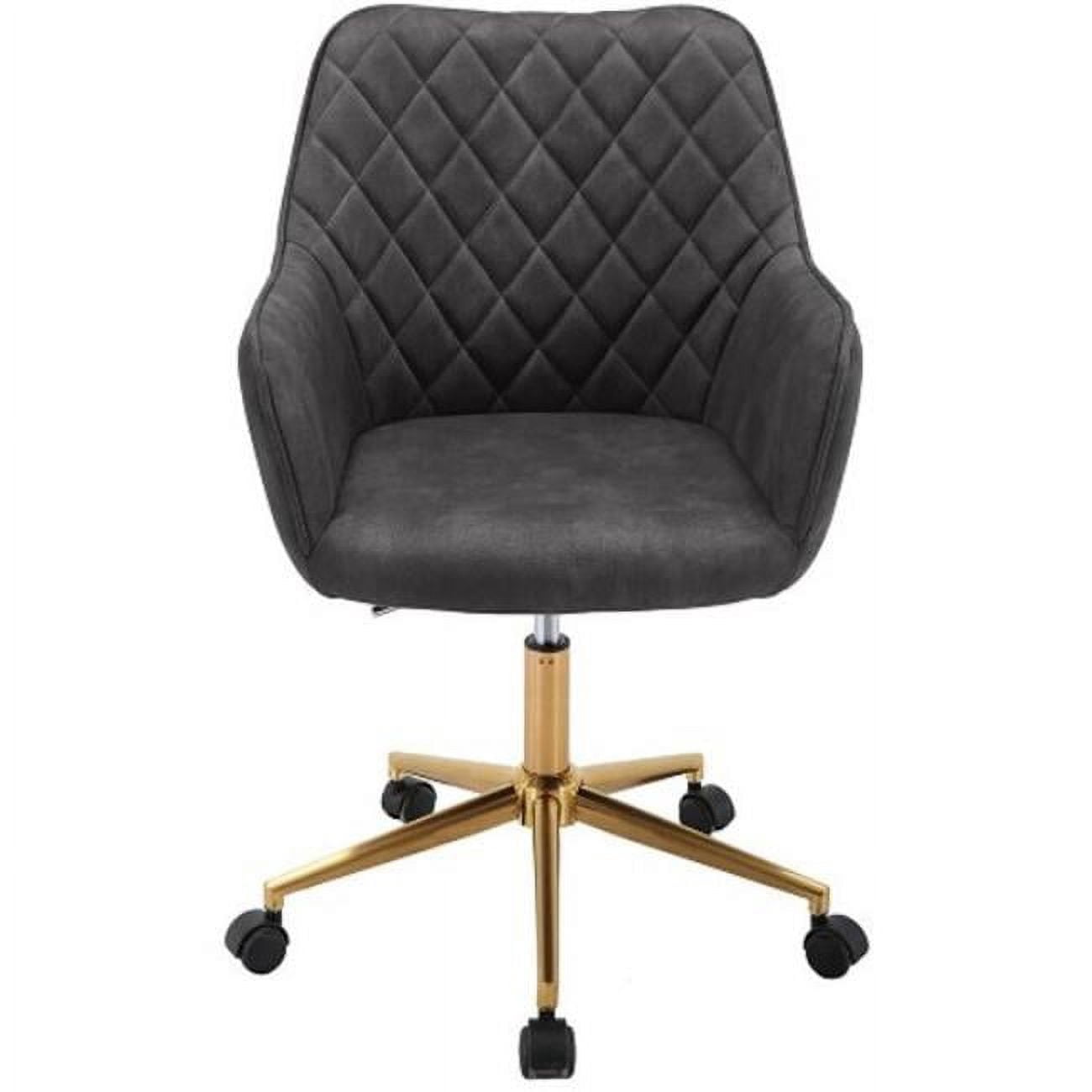 Chelsea Tufted Office Chair with Adjustable Gas Lift Seating & Wheels ...