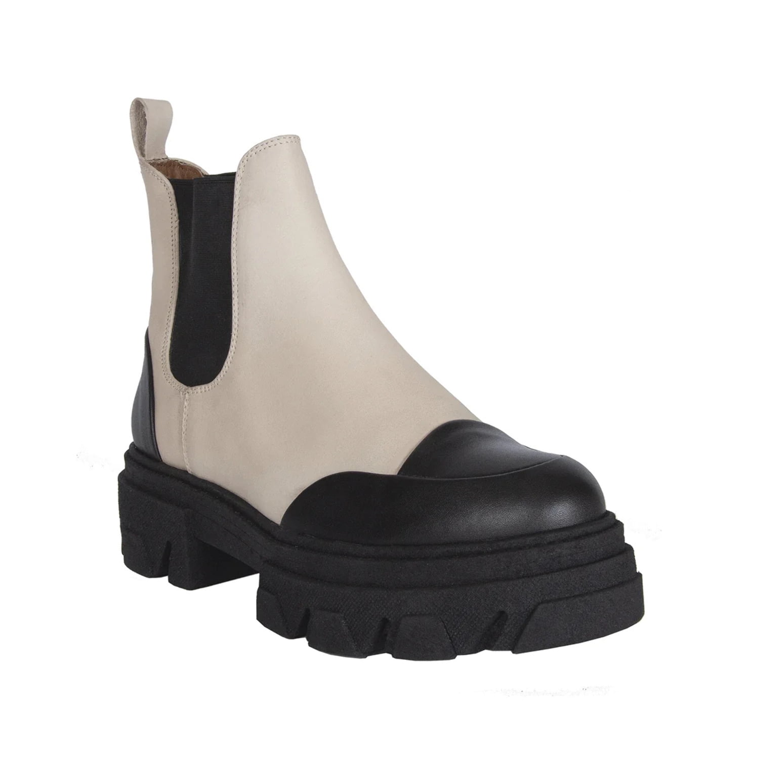 Chelsea Two-Tone Leather Boots By URBNKICKS - Walmart.com