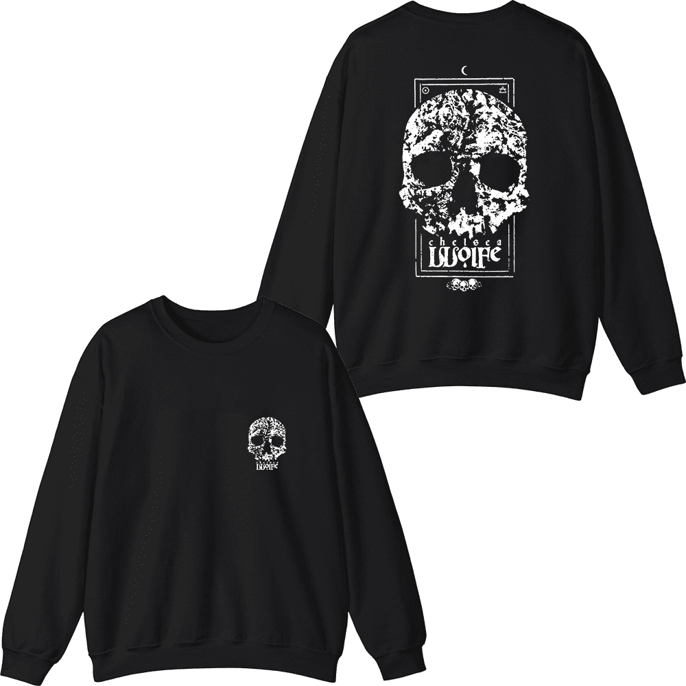 Chelsea Wolfe Merch Skull Crewneck Sweatshirt Unisex Men Women Long ...