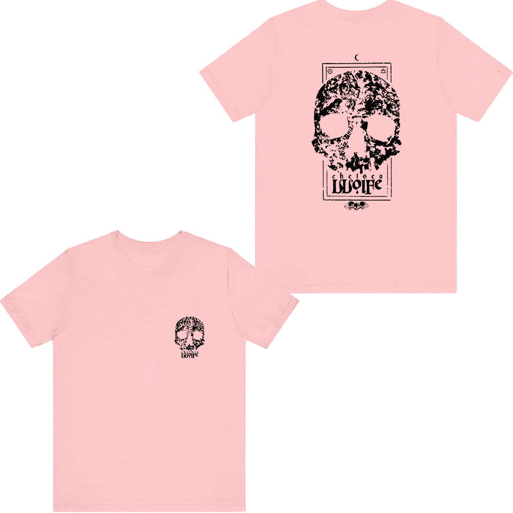 Chelsea Wolfe Merch Skull T-shirt Unisex Men Women Short Sleeve Casual ...
