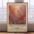 Chelsea flower market print William Morris print vintage red floral ...