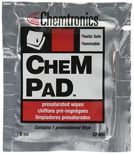 Chem Pad Presaturated Wipe 50 Pack-by-Chemtronics - Walmart.com