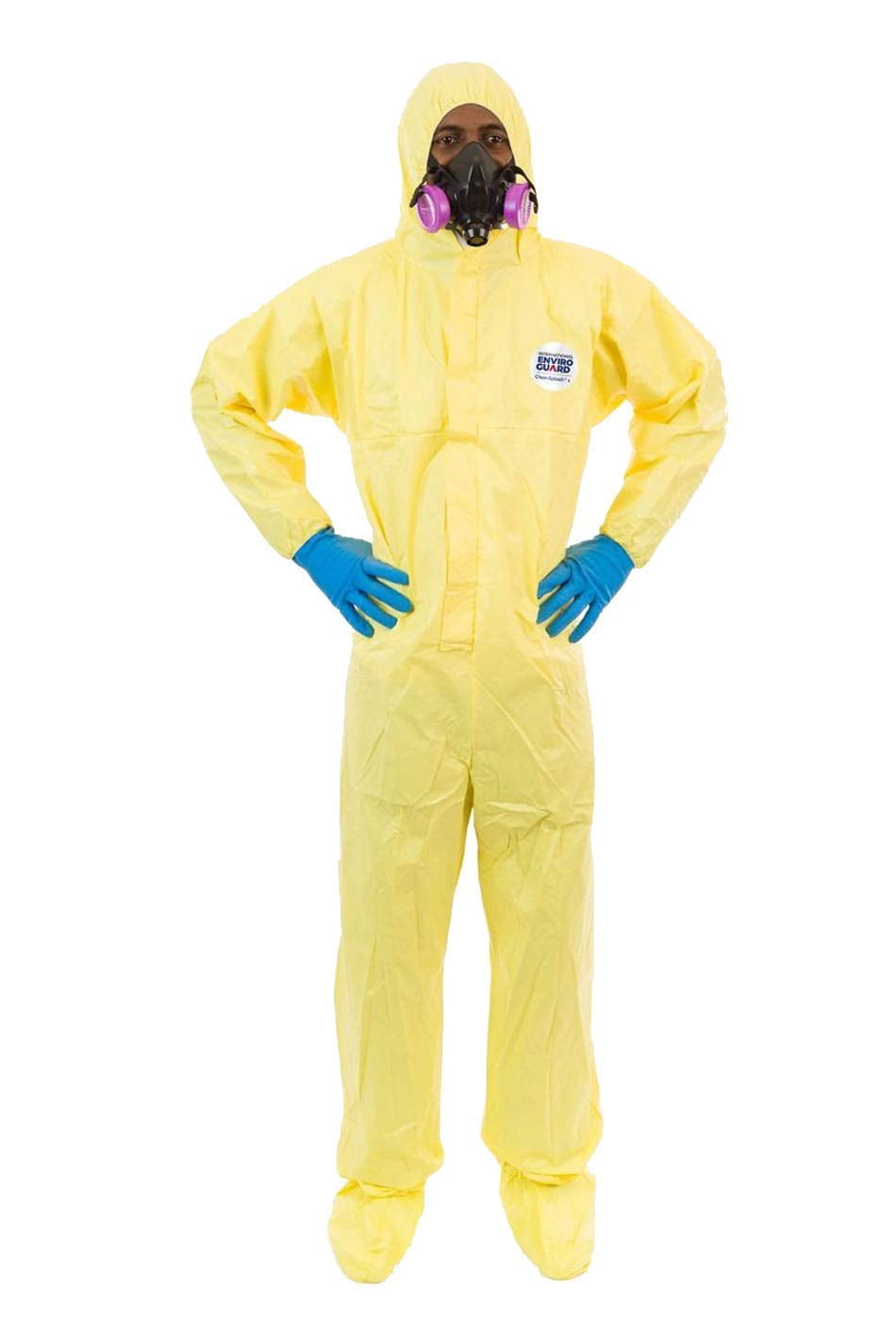 ChemSplash® 1, Chemical Splash Coverall with Attached Hood & Boot ...