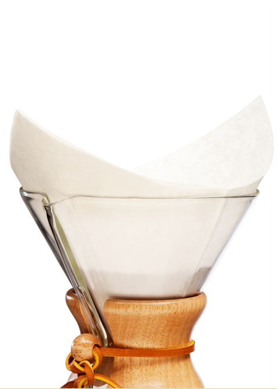 Chemex Bonded Coffee Filter Squares, 100 count, Fits All Except CM-1 ...