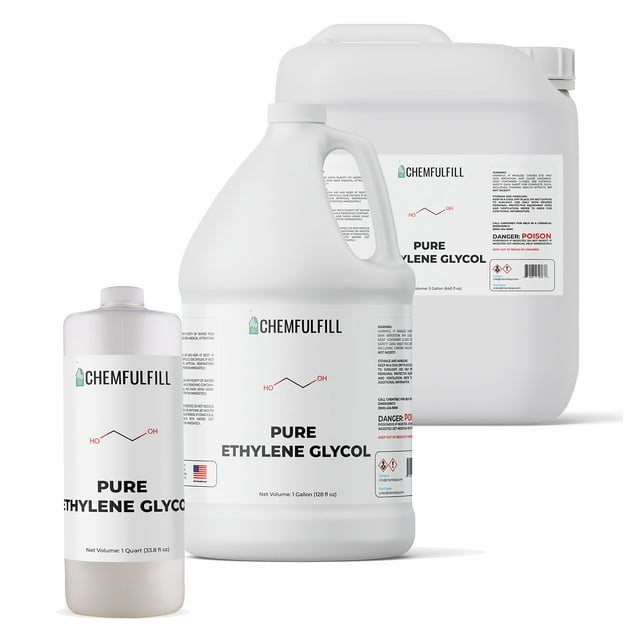 Chemfulfill Ethylene Glycol - Highly Pure EG (Pint (16 fl oz ...