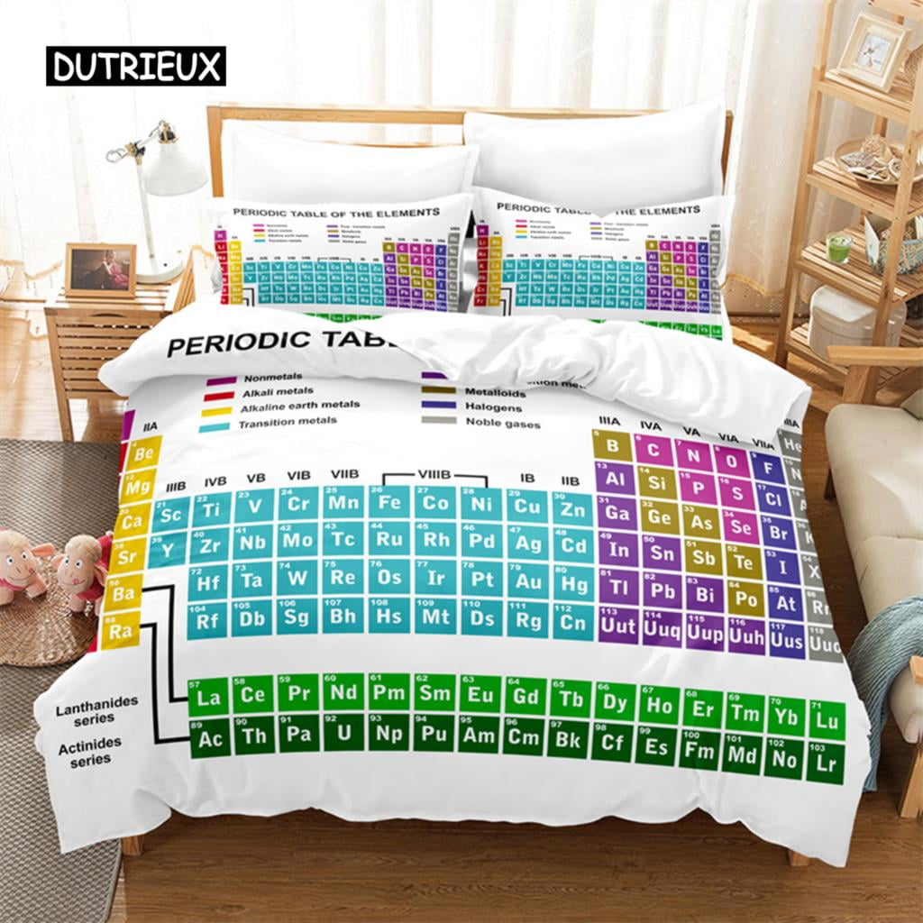Chemical Element Bedding Set Duvet Cover Set 3d Bedding Digital ...