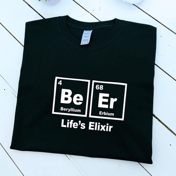 Chemical Elements Beer TShirt Science Gift for Beer Lovers - Walmart.com