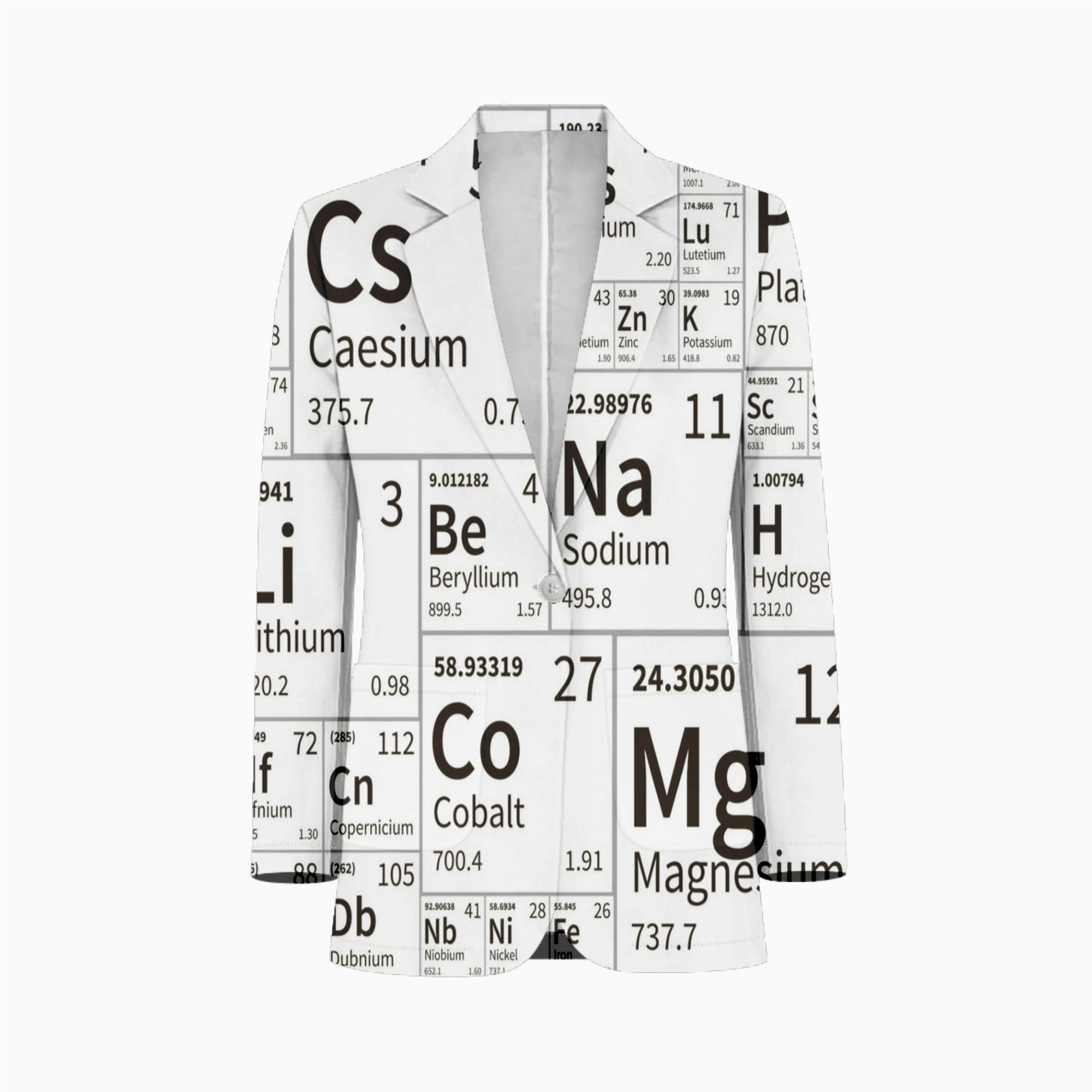 Chemical Elements Customized Men's Suits full man Shawl Collar ...