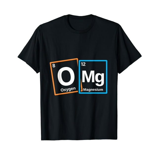 Chemical Elements OMG Shirt | Chemical Periodic Table T-Shirt - Walmart.com
