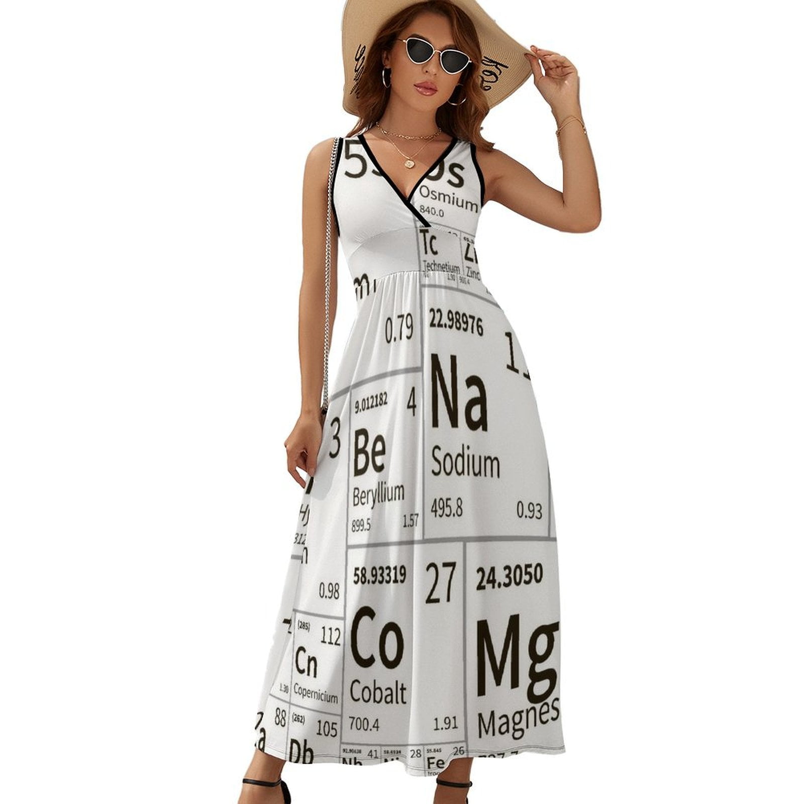 Chemical Elements Womens Night Club Maxi Dress V Neck Sleeveless ...