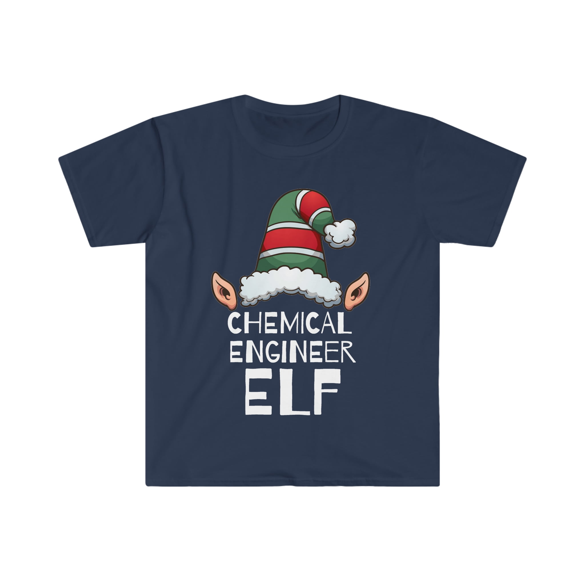 Chemical Engineer Elf Unisex T-shirt, S-3XL Christmas Engineering Elves ...