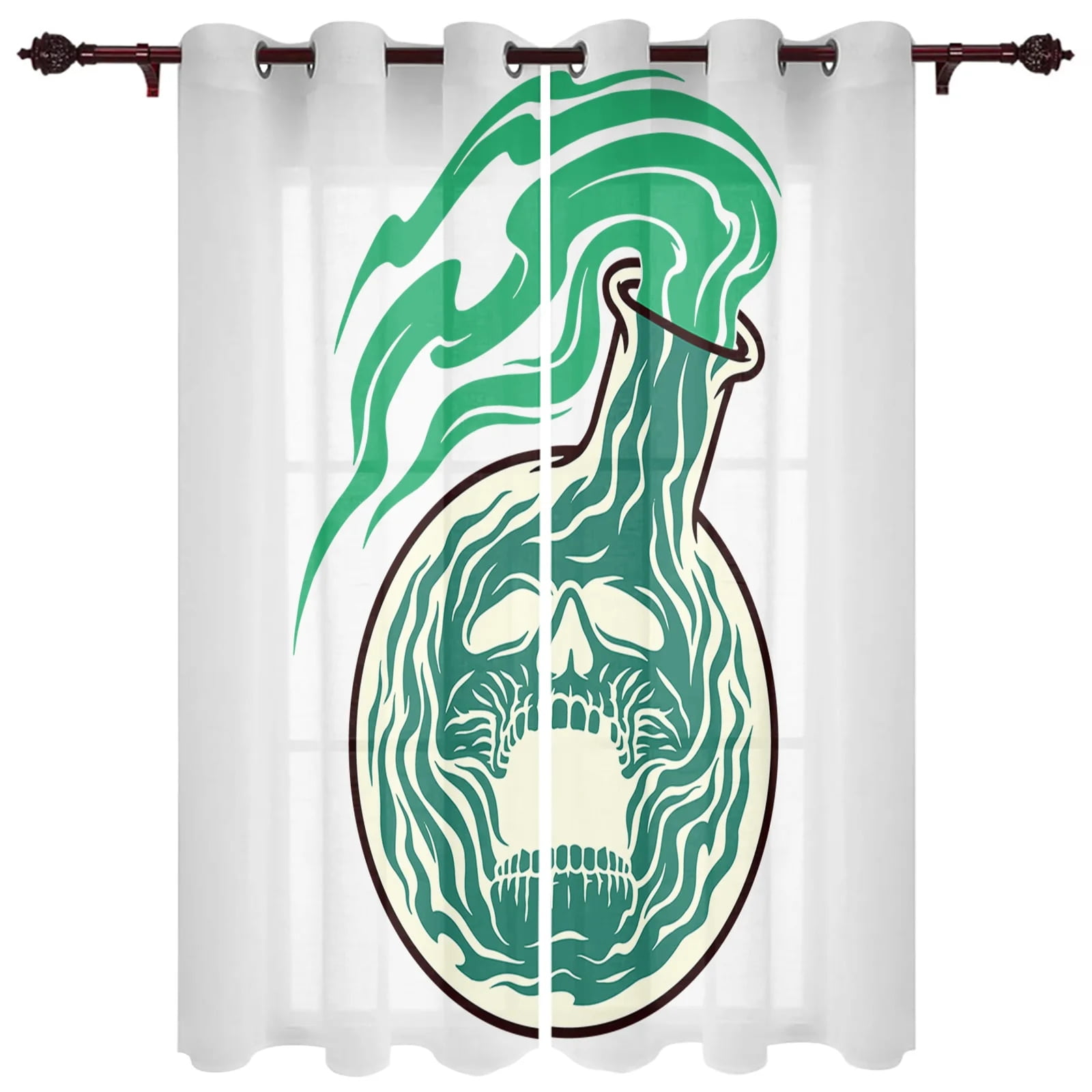 Chemical Formula Illustration Window Curtain Bedroom Living Room Window ...