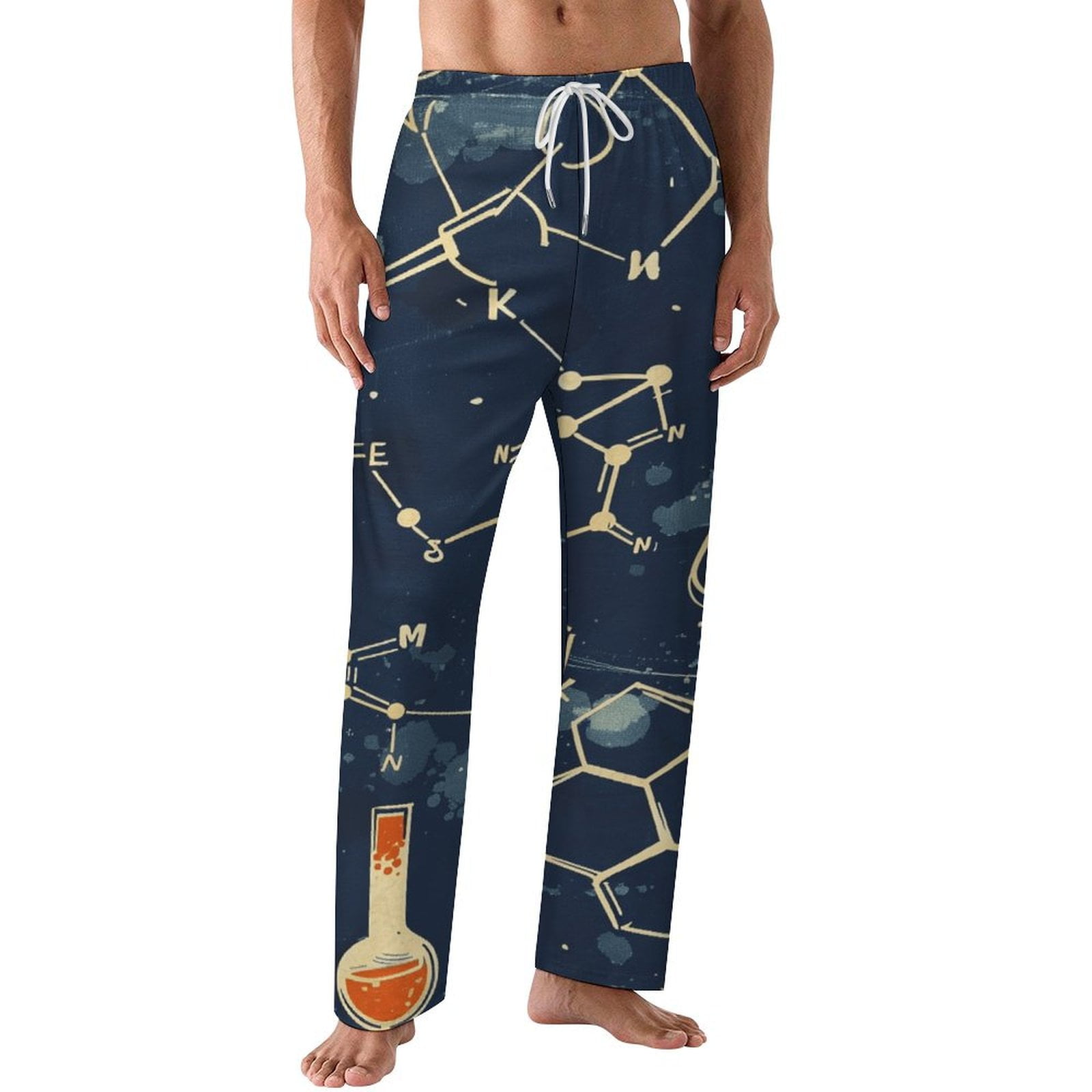 Chemical Formula Mens Pajamas Pajama Pants Mens Sleepwear Lounge Sleep ...
