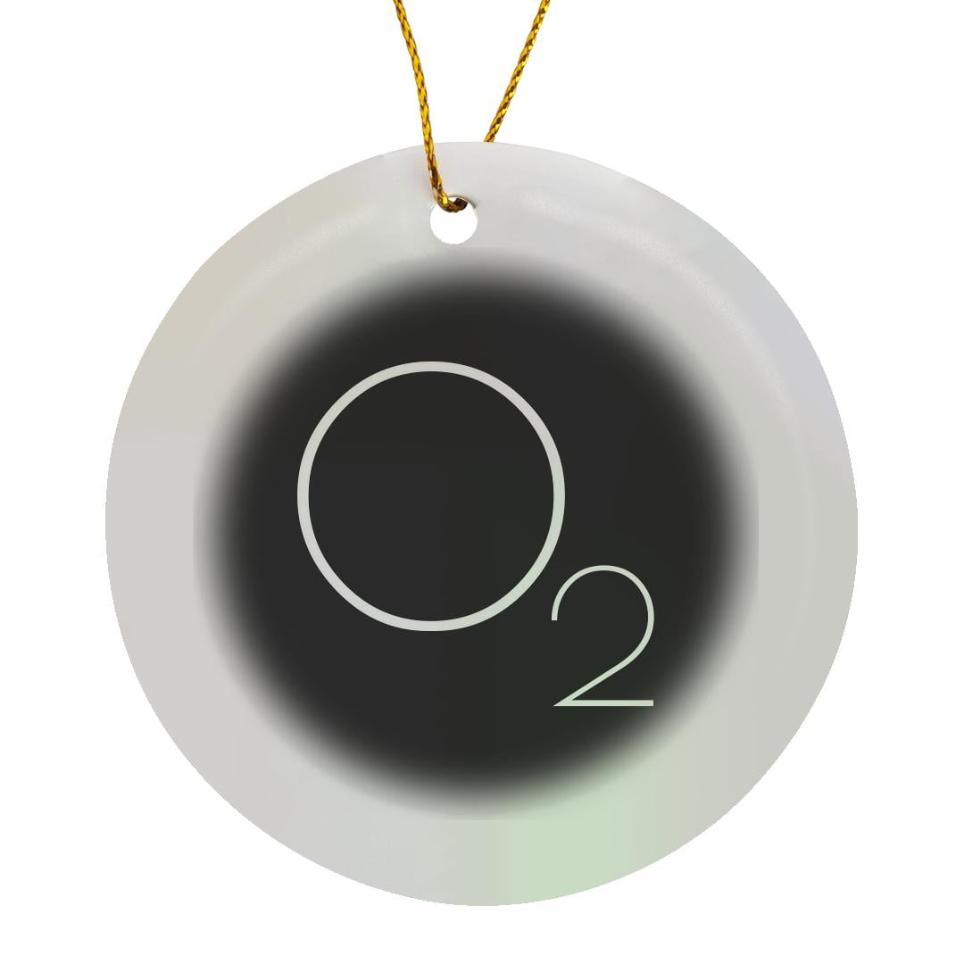 3drose, Chemical Formula O2 of Oxygen or Vital Air. White Letters on ...