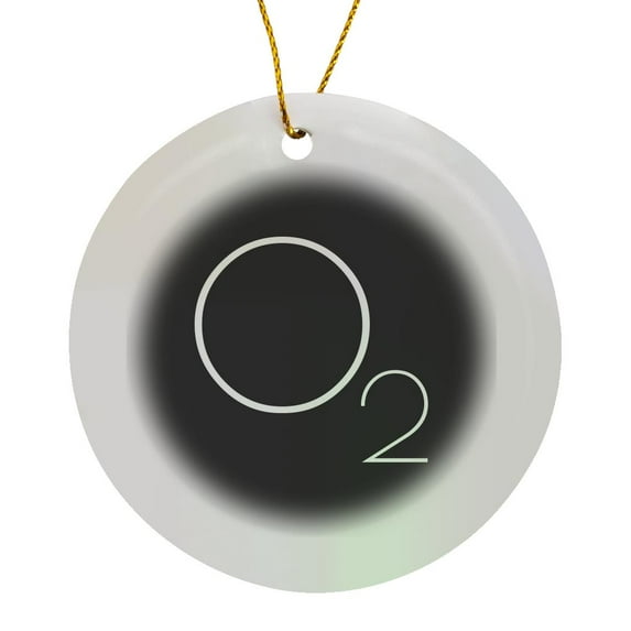 3drose, Chemical Formula O2 of Oxygen or Vital Air. White Letters on ...