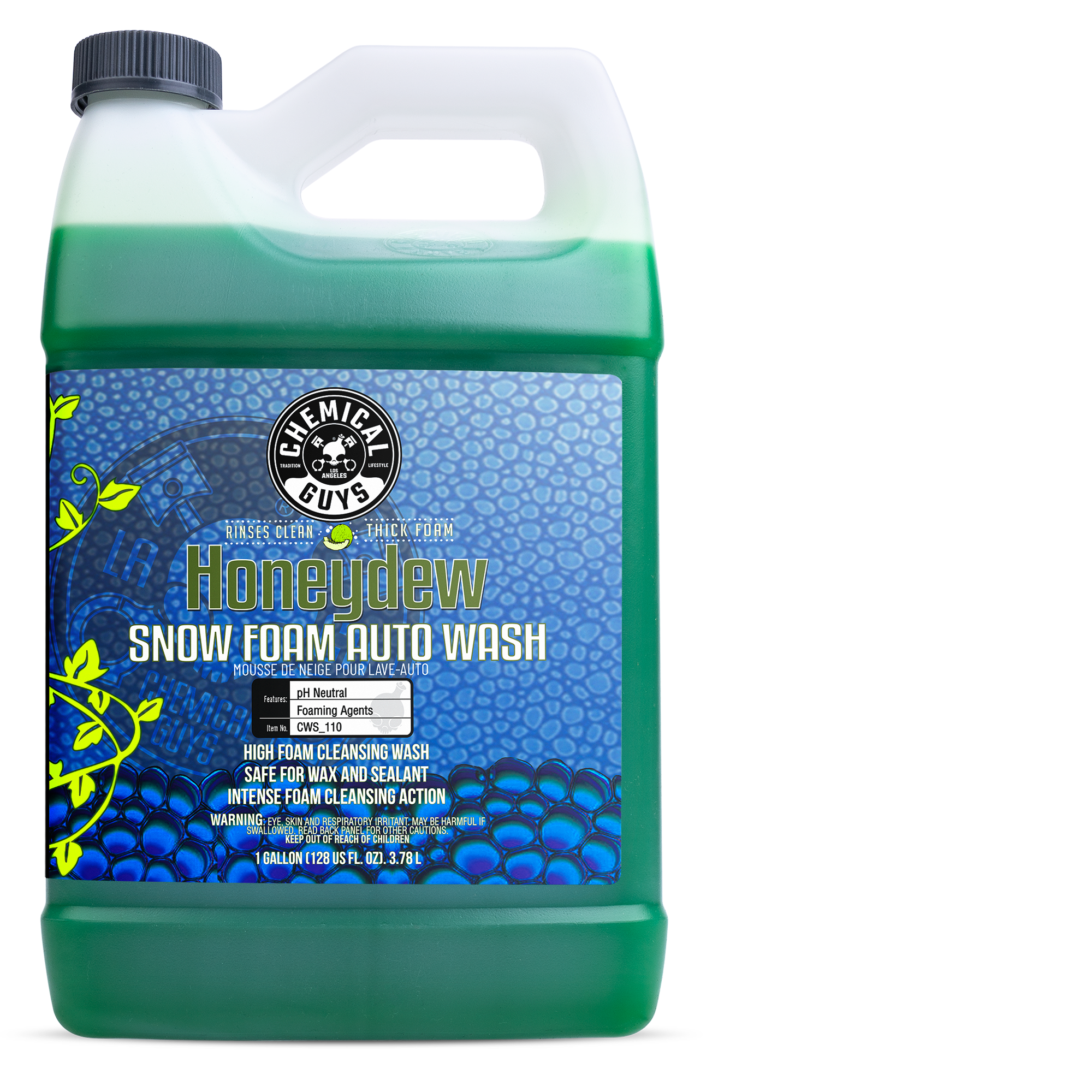 Chemical Guys Honeydew Snow Foam Auto Wash Cleanser (1 Gallon) (CS 4 ...