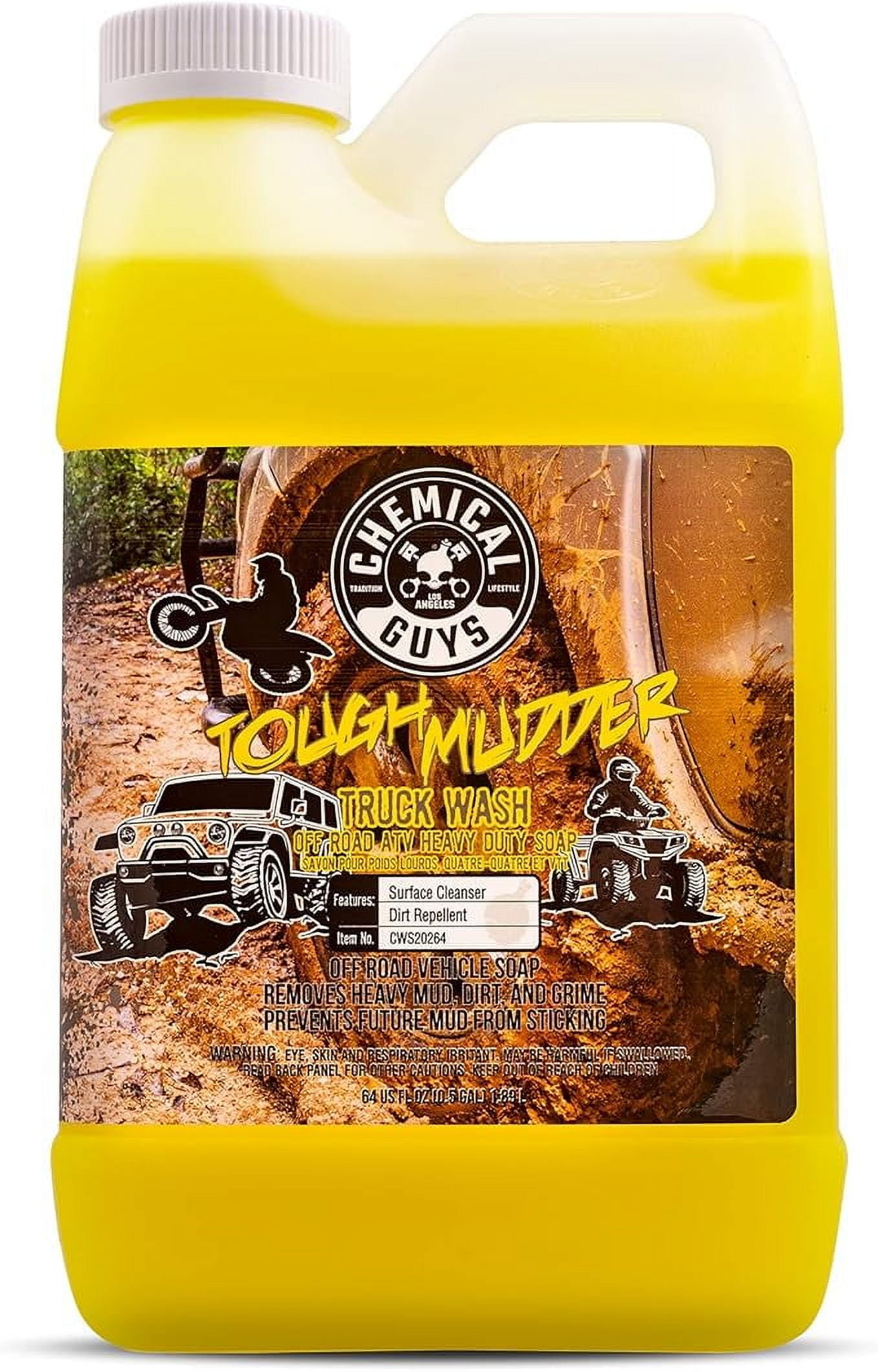Chemical Guy Tough Mudder 64 oz - Foam Spray Cleaning Hard Liquid, ATV ...
