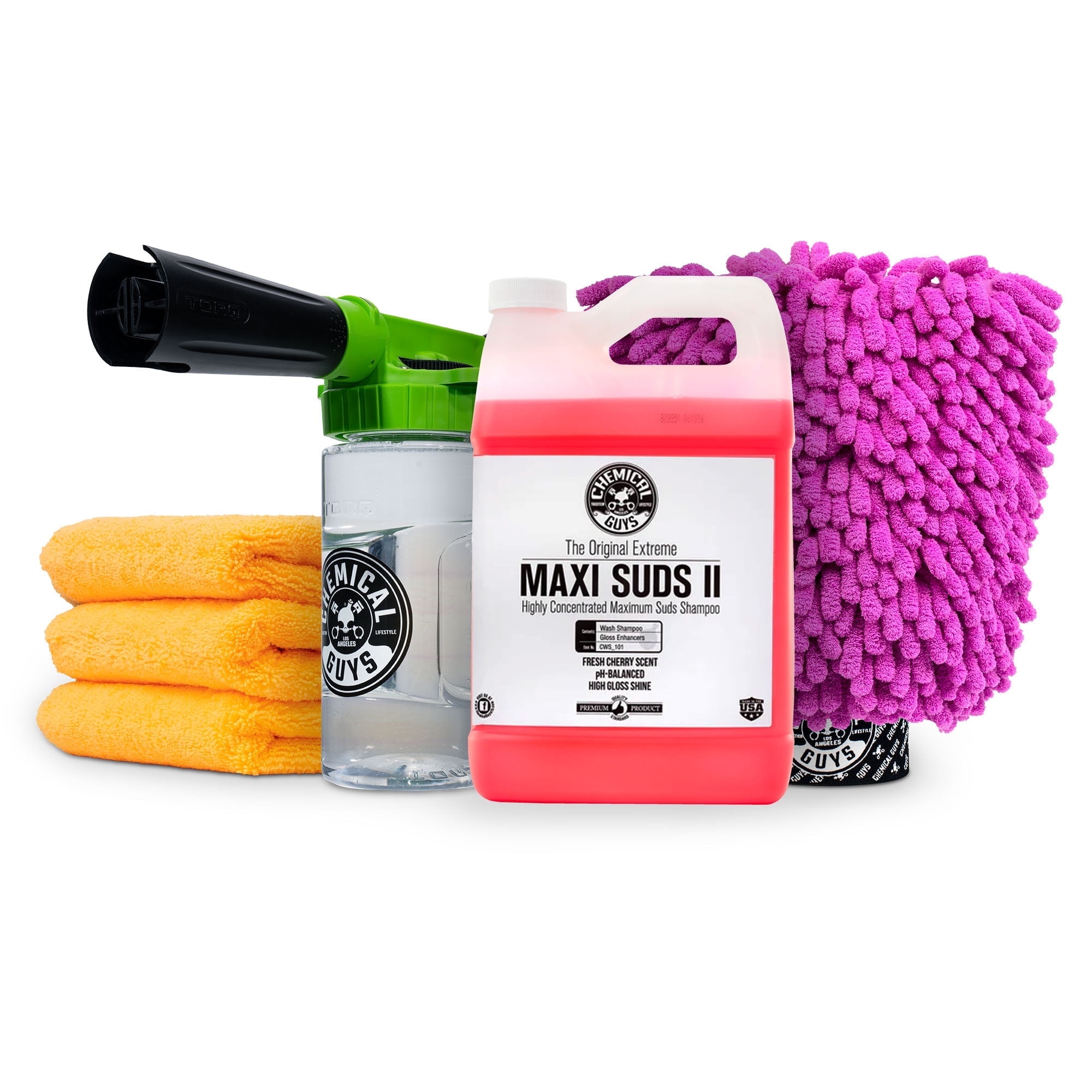 Chemical Guys HOL491 Spring Cleaning Car Wash Kit including ACC_326 ...