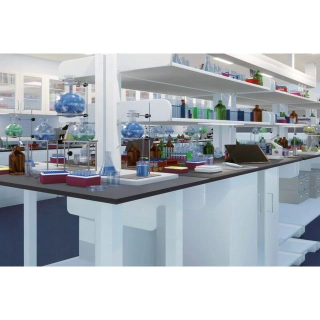 Chemical Laboratory Interior Photo Backdrop Room Decor Kids Back to ...