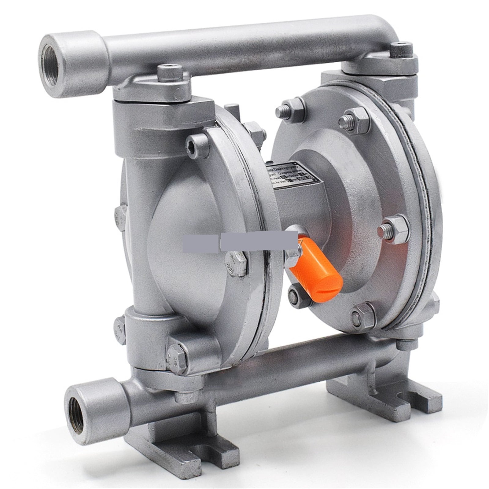 Chemical Pump Air Operated Double Diaphragm Pumps 1/2" 19 L/min 5GPM Pneumatic Aluminum Alloy ...