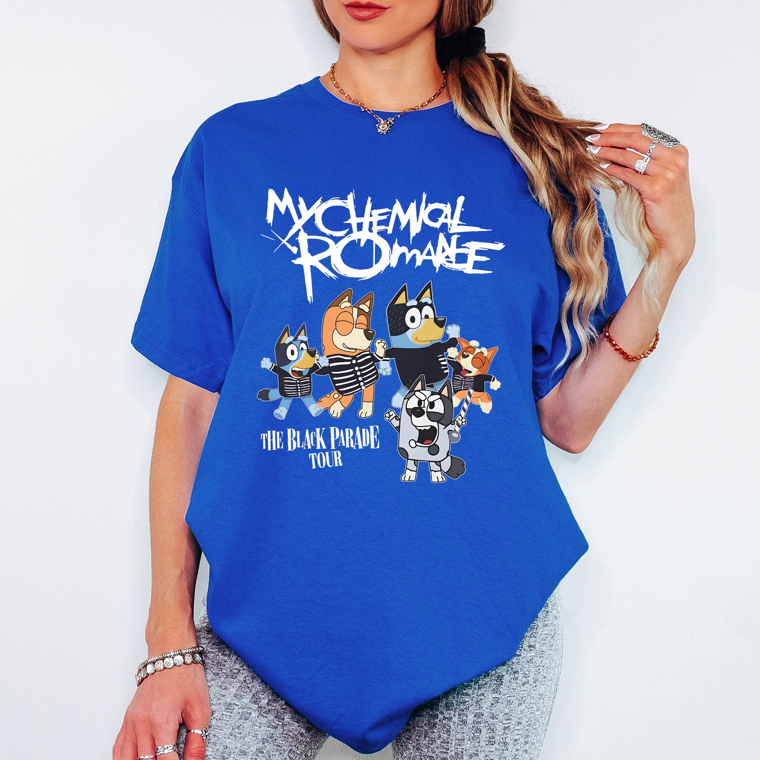 My Chemical Romance x Bluey The Black Parade Tour New T-Shirt, My ...