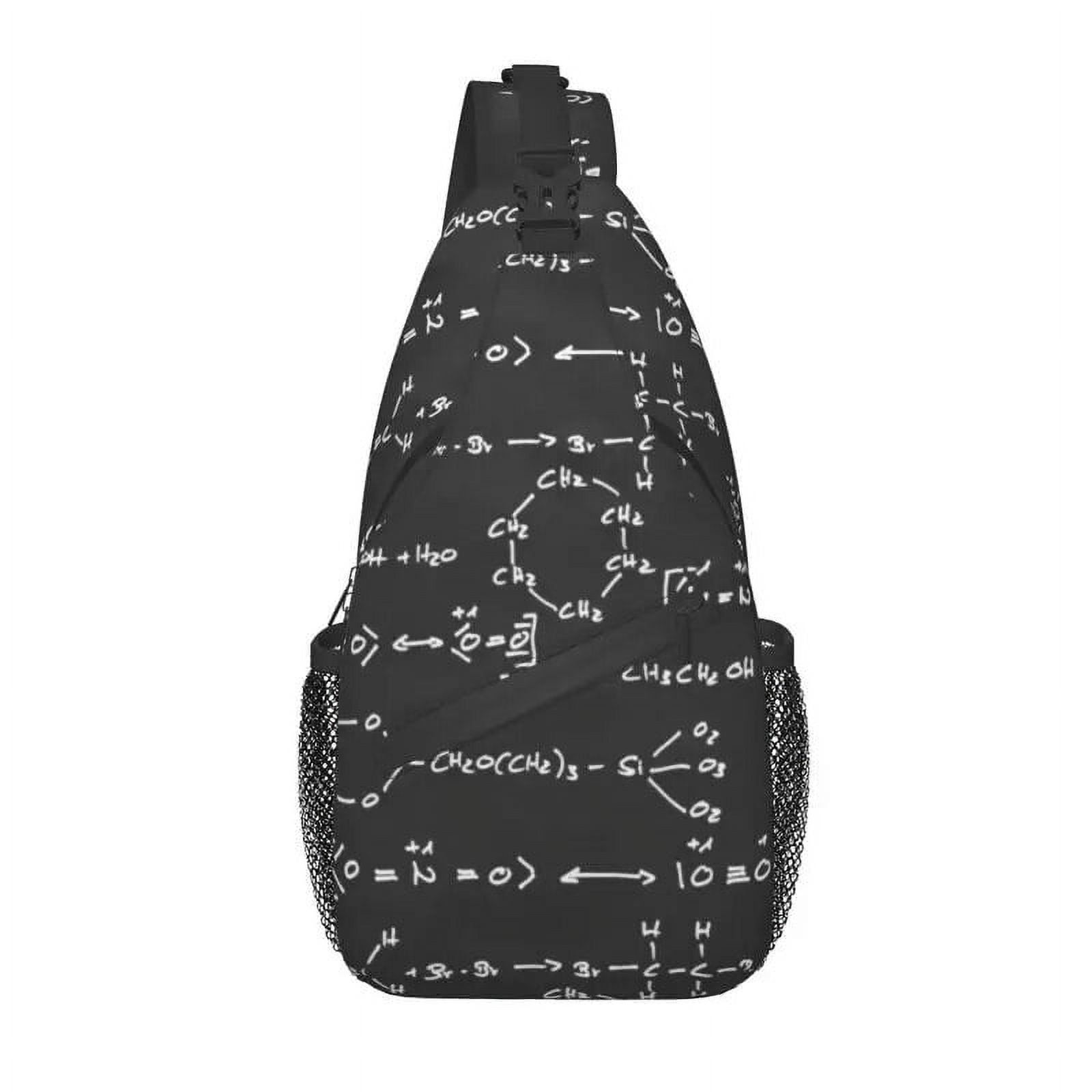 Beakers Laboratory Technology Sling Bag for Travel Hiking Men's Science ...