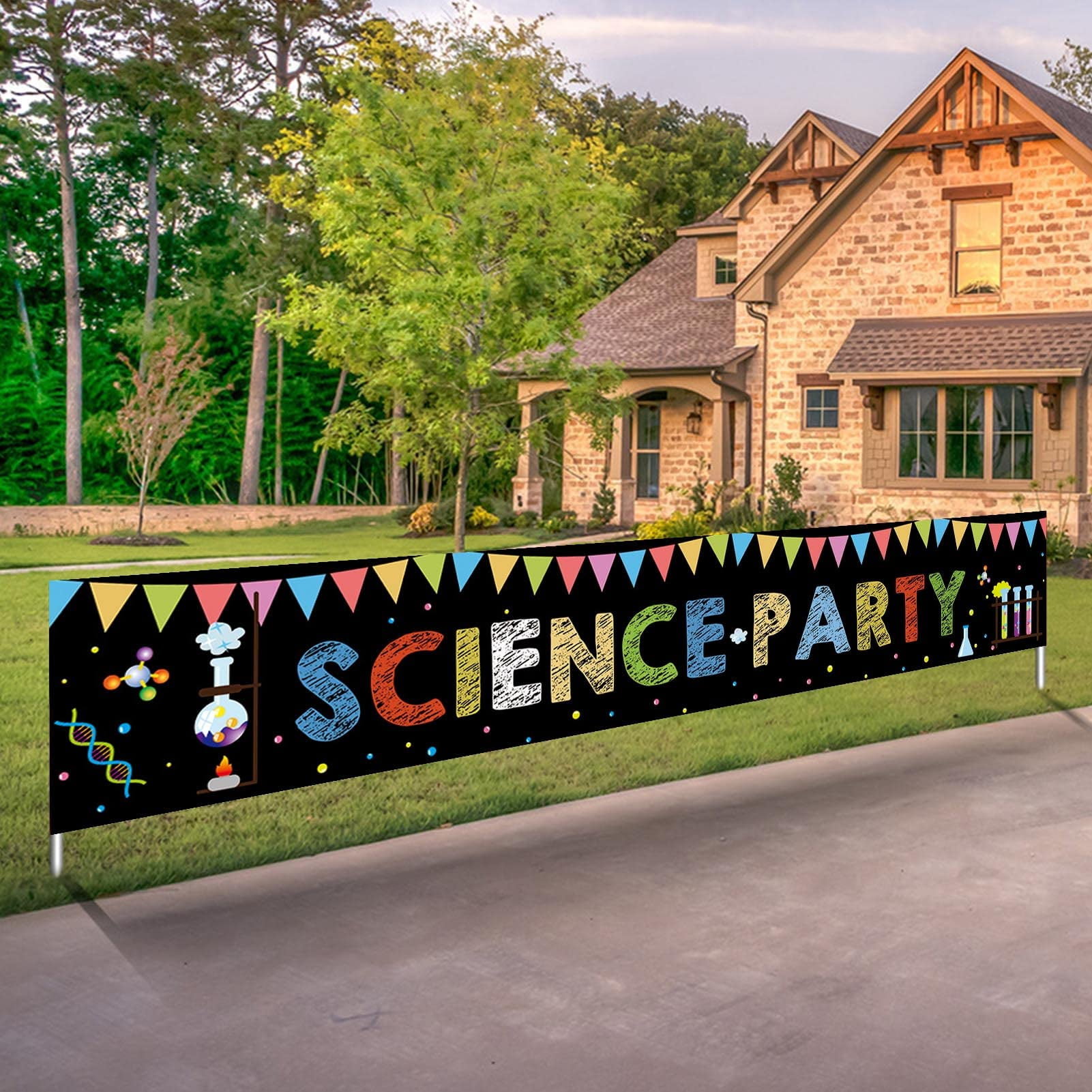 Chemical Science Theme Banner Mad Science Fun Experiments Instruments ...