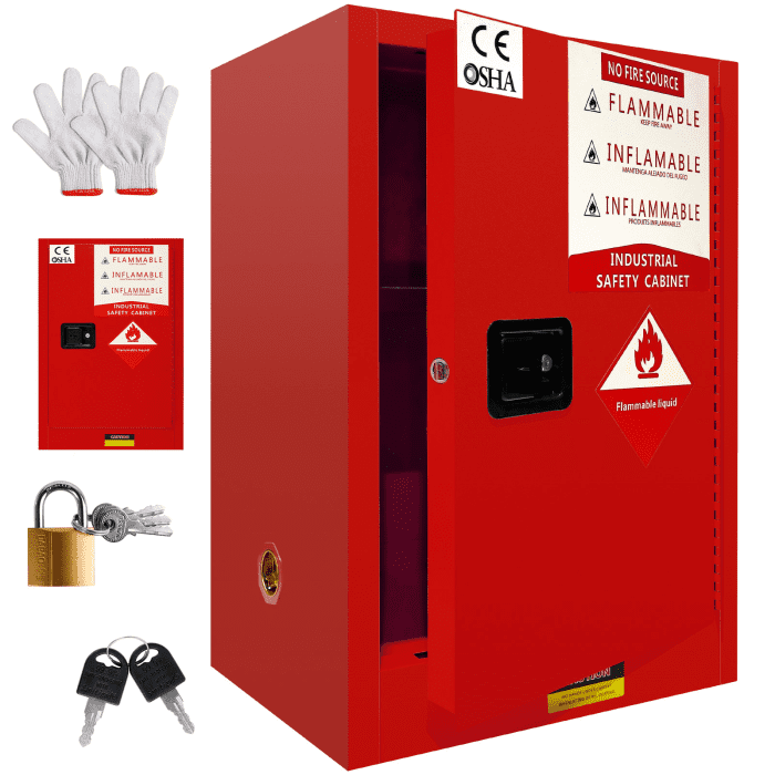 Chemical Storage Cabinet, Cold-Rolled Steel, Anti-Static, Leak-Proof ...