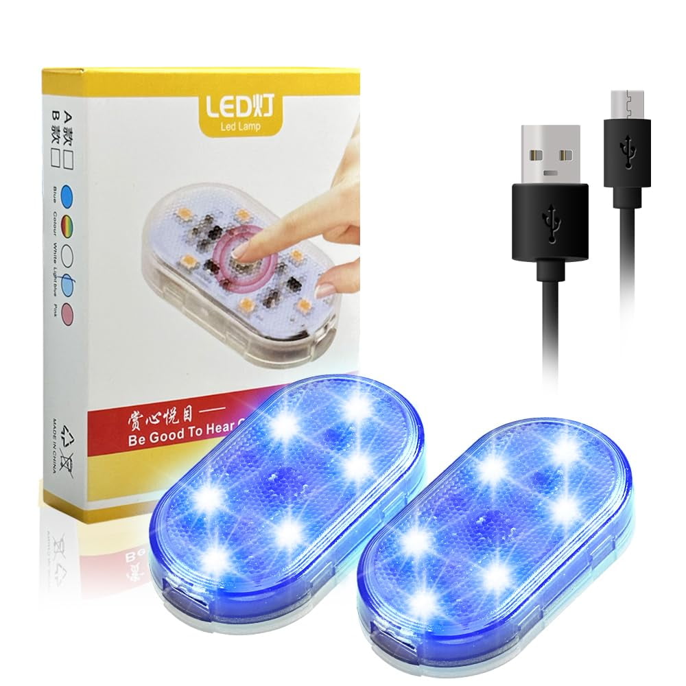 Chemini Car LED Interior MMF7 Lights Wireless Magnetic Blue LED Lights ...