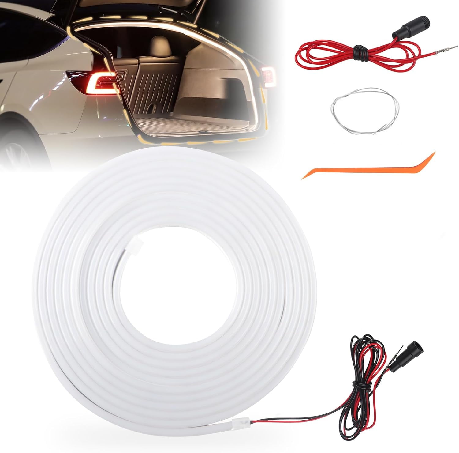 Chemini Car Trunk Light Strip,Upgrade The Dynamic Flow Light Mode,Trunk ...