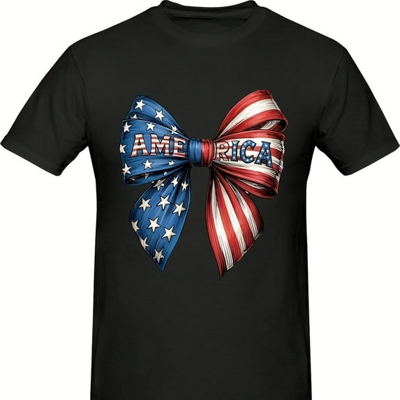 Chemise Avec Noeud Dau Des Éta-Unis, Chemises 4 Juillet, Chemise Avec ...