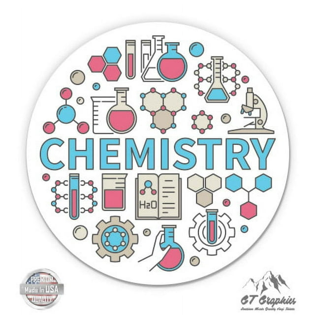 Chemistry - 12" Vinyl Sticker Waterproof Decal - Walmart.com