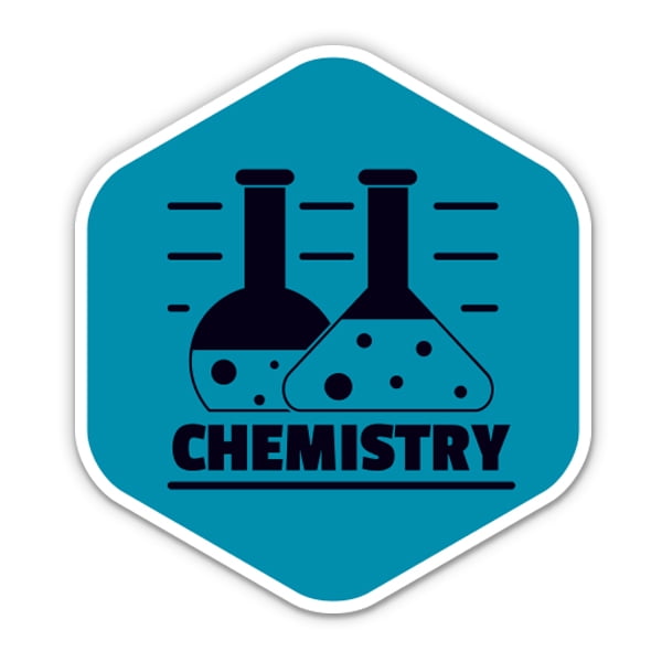 Chemistry - 3" Vinyl Sticker - For Car Laptop Water Bottle Phone ...