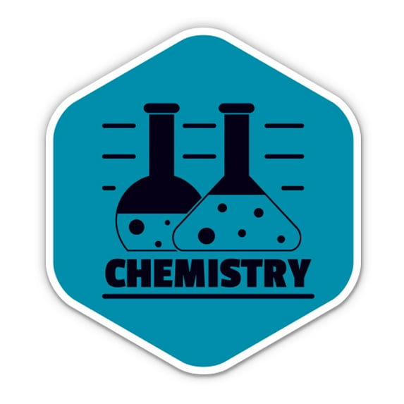 Chemistry - 7" Vinyl Sticker - For Car Laptop I-Pad - Waterproof Decal ...