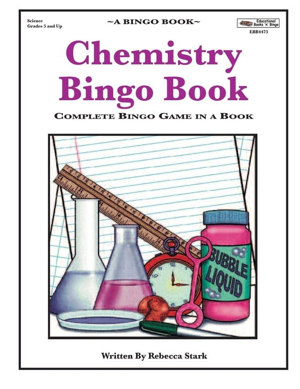 Chemistry Bingo Book: Complete Bingo Game In A Book (Paperback) by ...