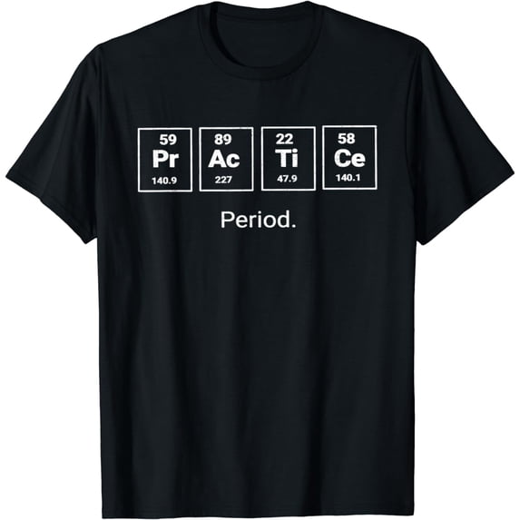 Chemistry Elemental Symbol Humor Pr Ac Ti Ce Period Design Tshirt ...