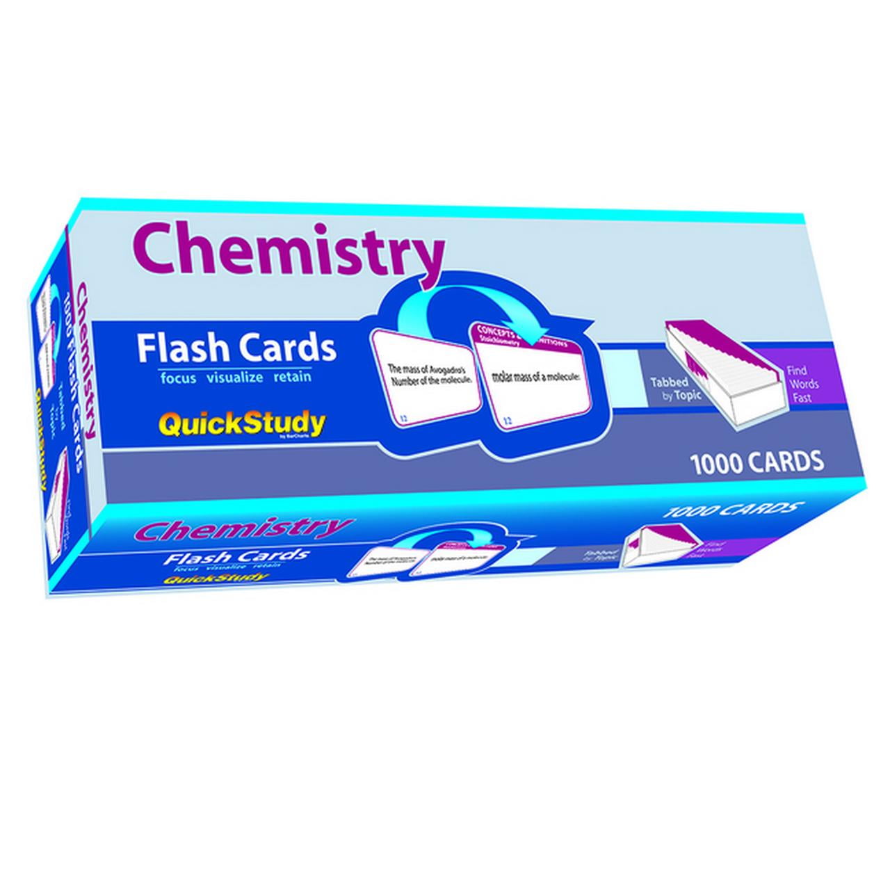 Chemistry Flash Cards : a QuickStudy Reference Tool (Cards) - Walmart.com