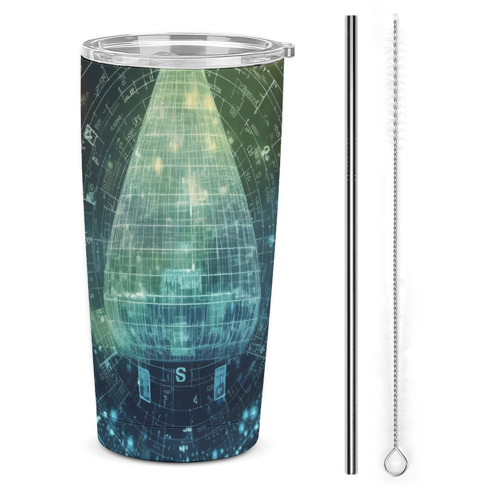 Chemistry Formulas Tumbler with Lids And Straws Insulated Cup Reusable ...