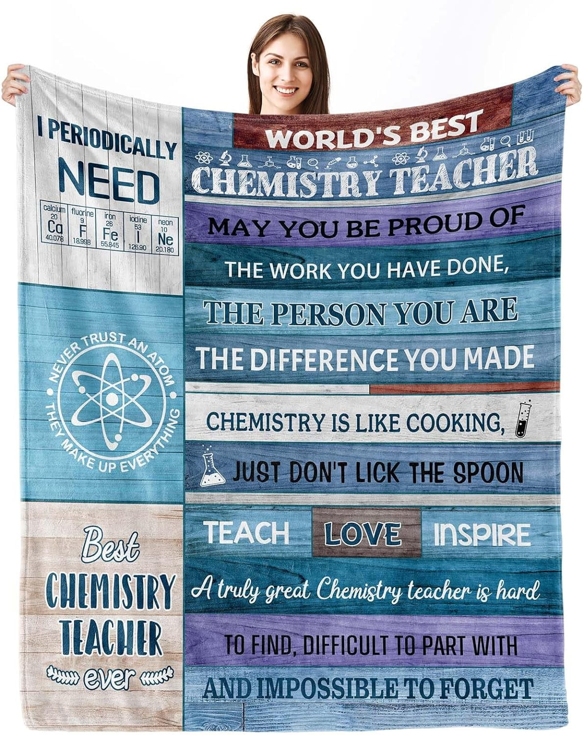 Chemistry Gifts Blanket, Chemistry Teacher Gifts, Chemistry Science ...