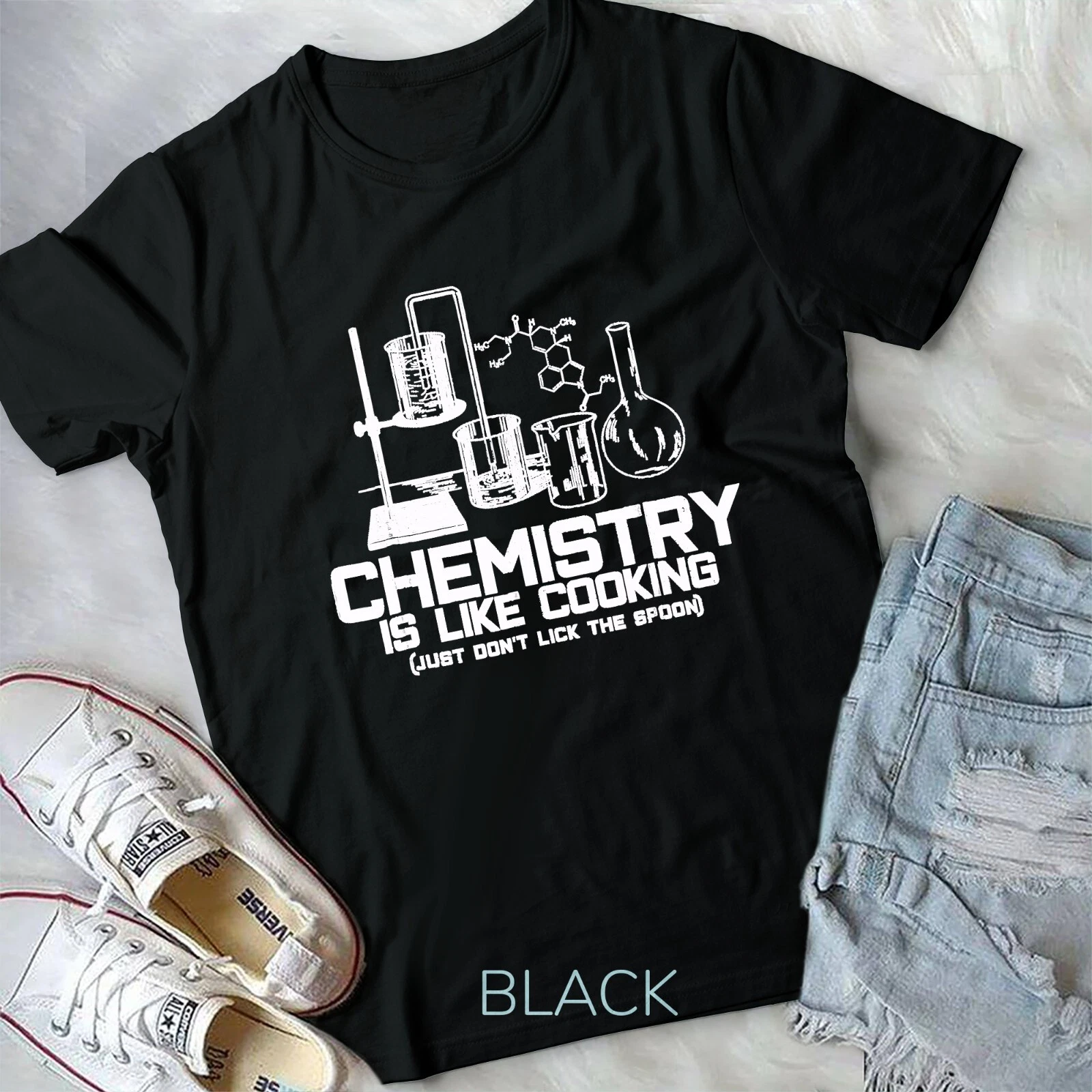 Chemistry Is Like Cooking - Funny Chemist Nerd Gift Unisex T-shirt ...