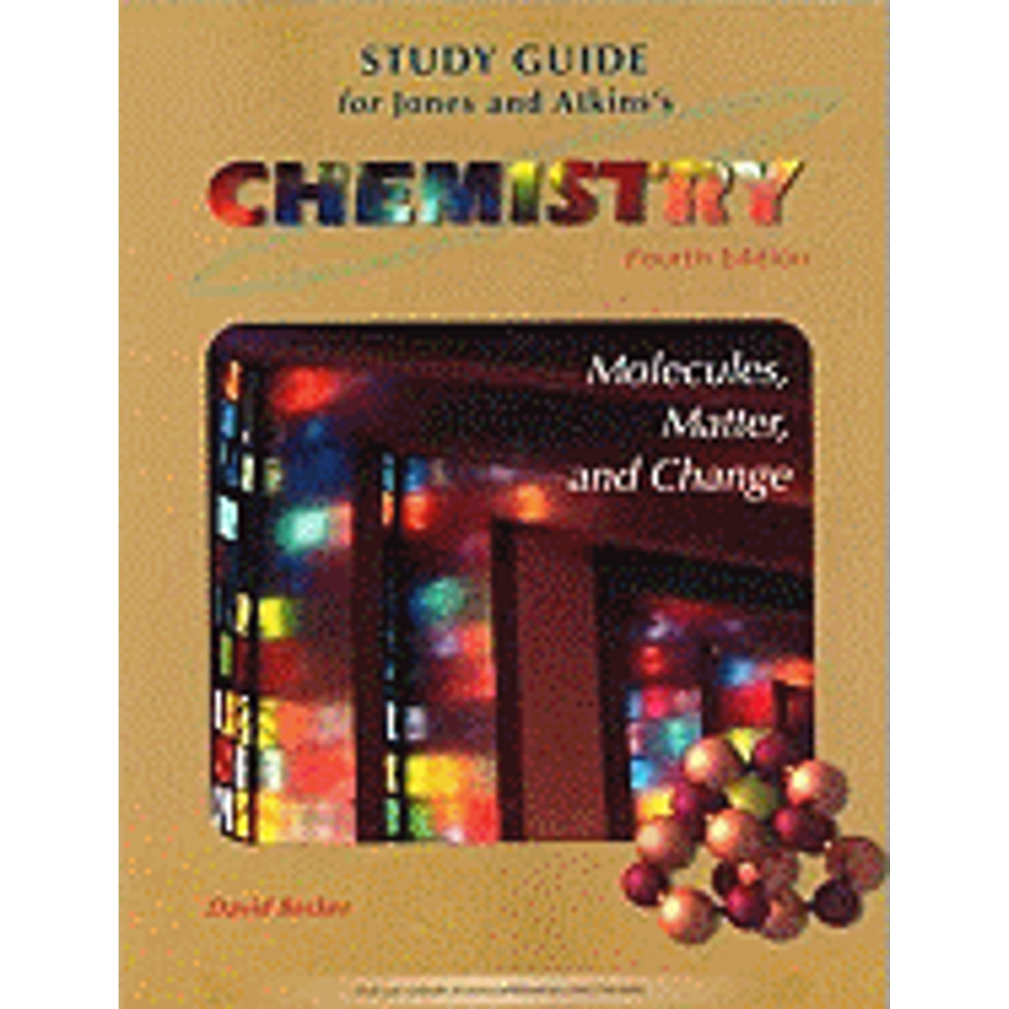 Pre-Owned Chemistry: Molecules Matter and Change Study Guide (Paperback ...