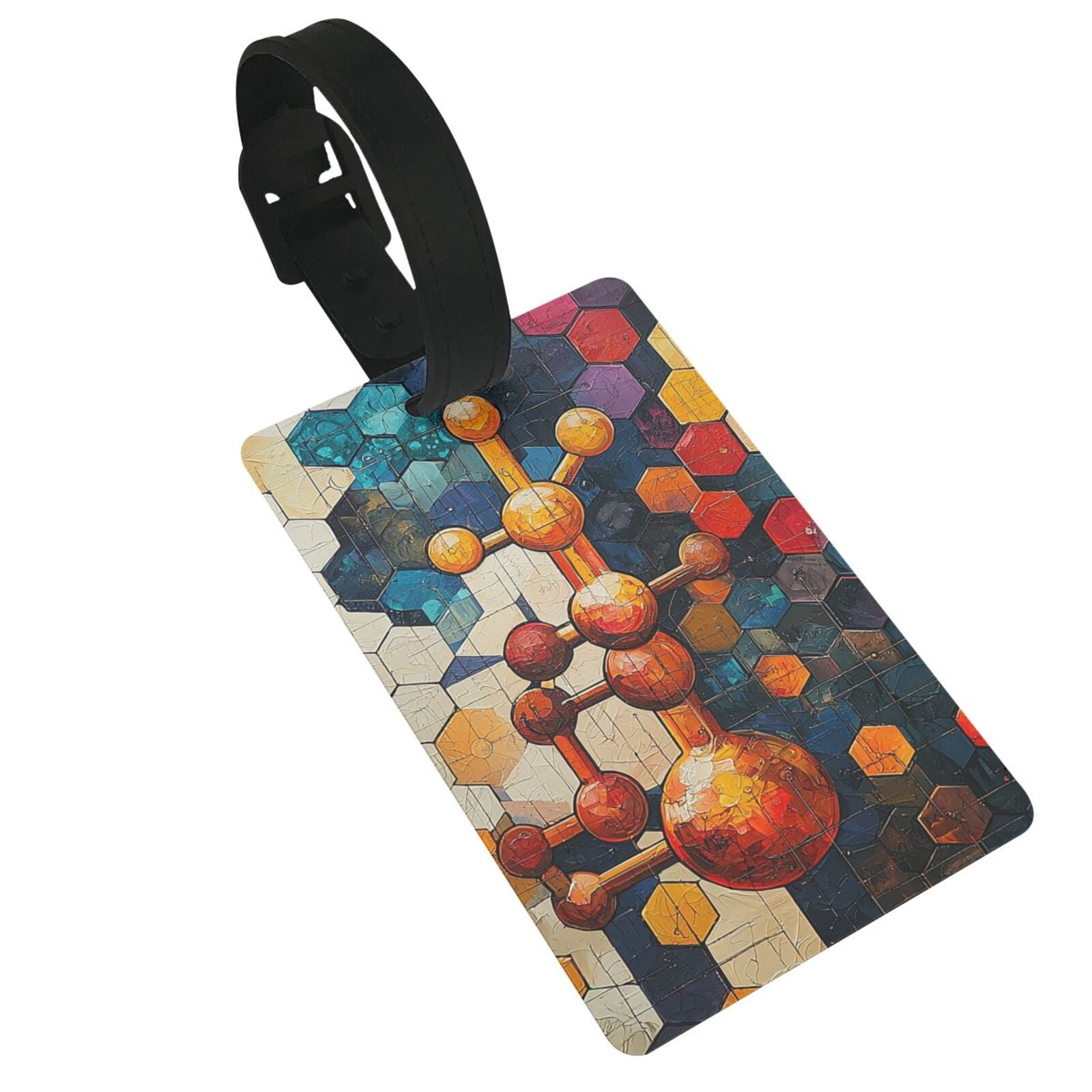 Chemistry Patterns Art Luggage Tags Suitcases ID Baggage Identifier ...